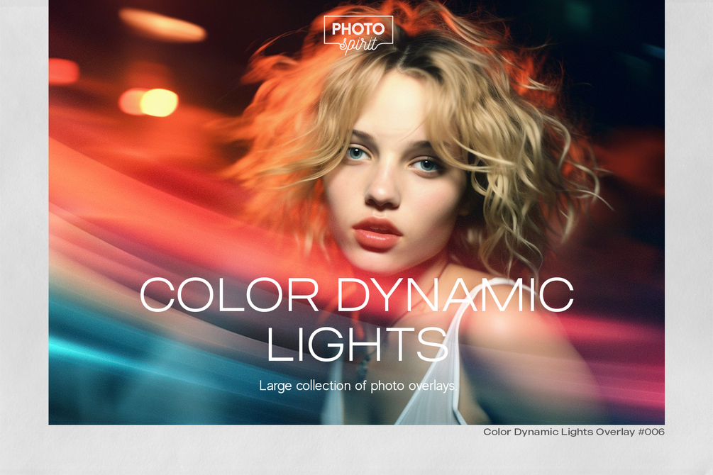 25 Color Dynamic Lights Effect Photo Overlays
