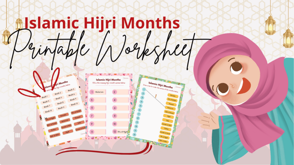 Islamic Hijri Months Printable Worksheet