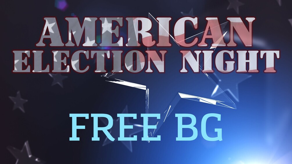 US Election Night Animated Background