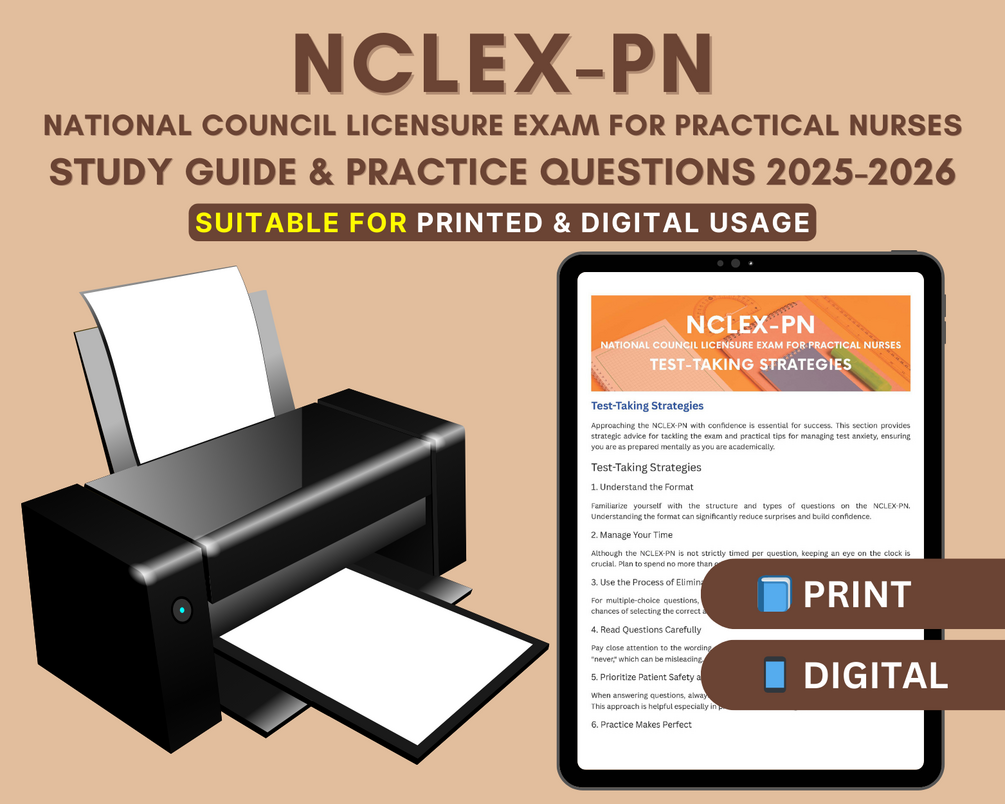 NCLEX-PN Mastery Guide 2025-2026: : In-Depth Content Review, Practice ...