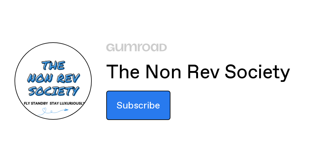 The Non Rev Society