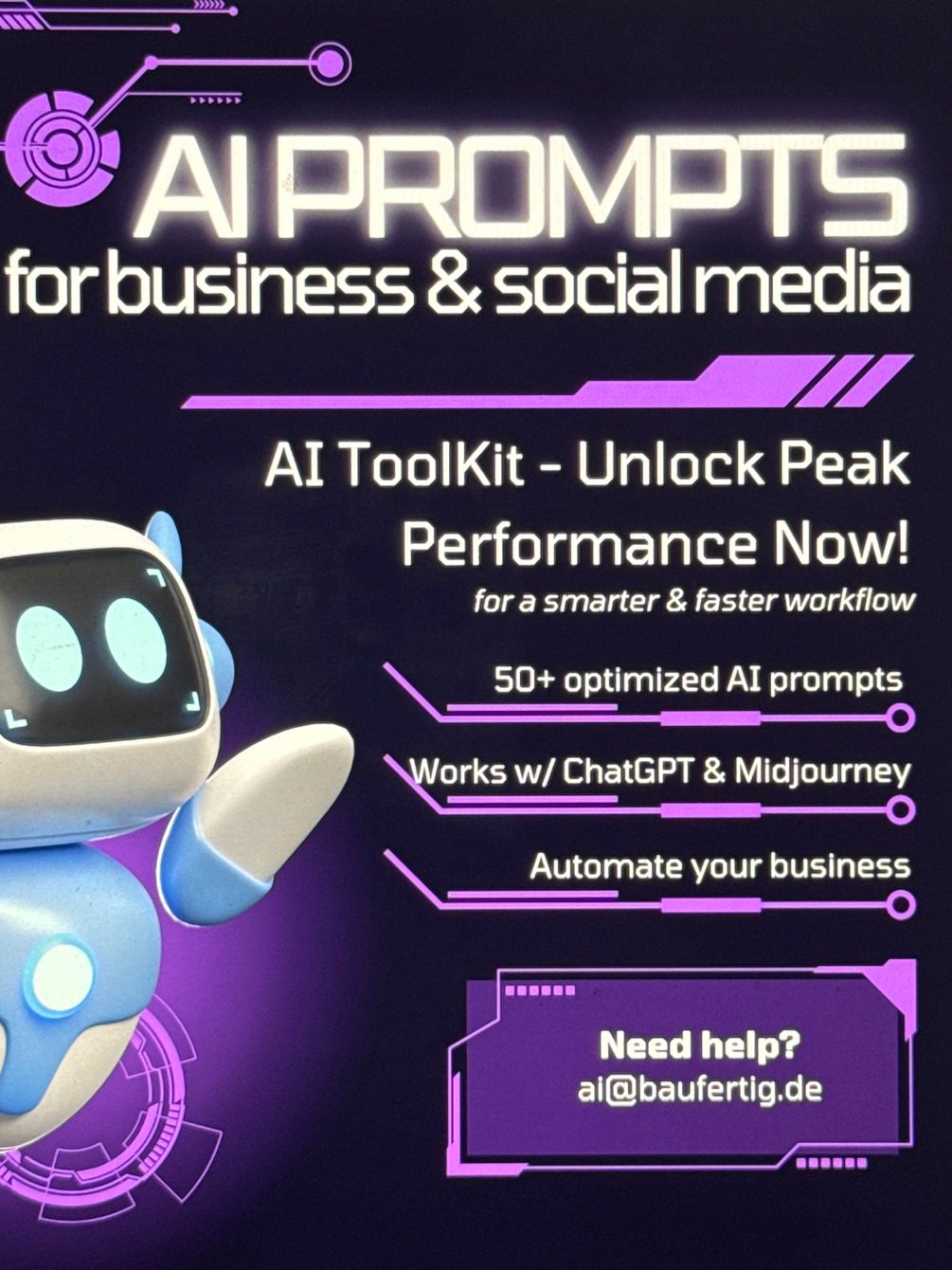 50+Optimized Al Prompts for ChatGPT & Midjourney