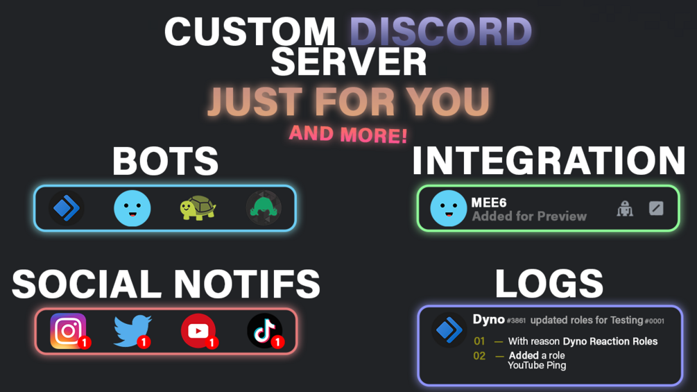 Custom Discord Server for You