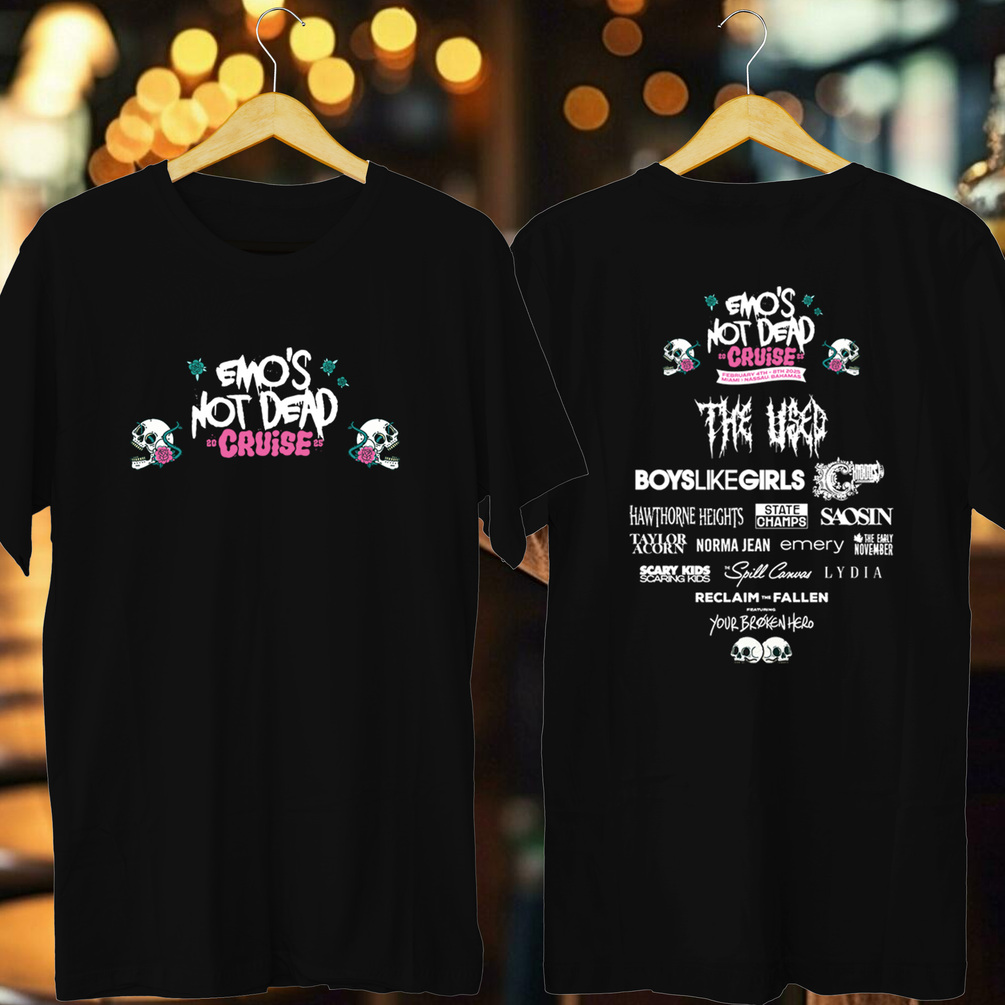 EMO'S NOT DEAD CRUISE 2025. EMO'S NOT DEAD CRUISE. FESTIVAL. UNISEX ...