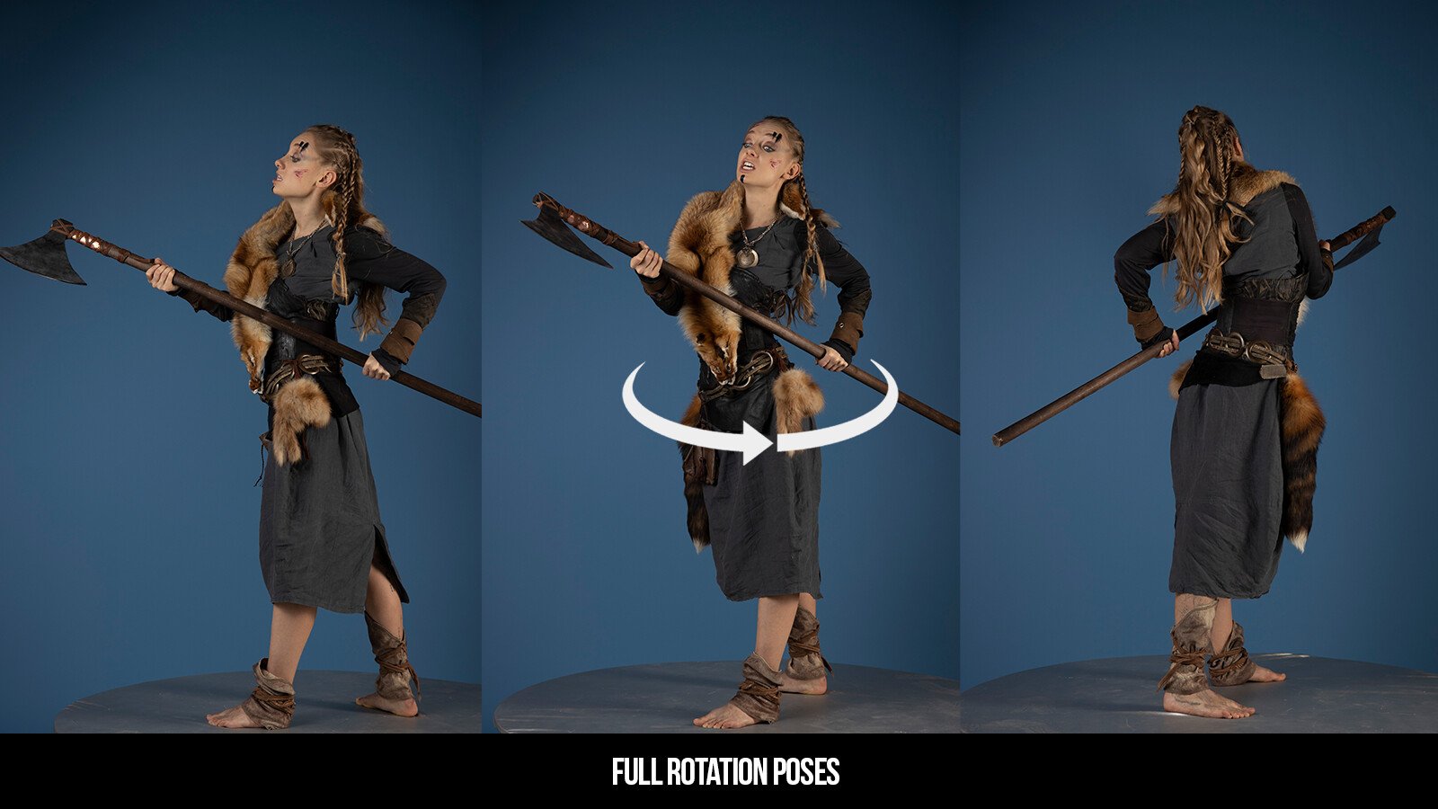 Epic Viking Character - a new refpack release! - Grafit Studio