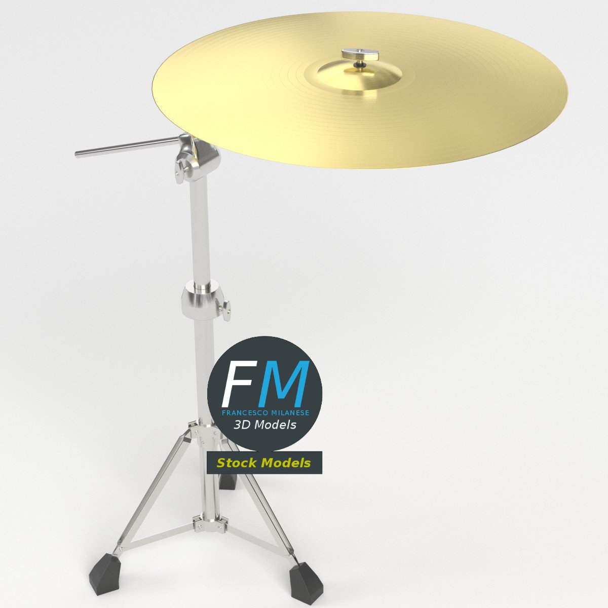 3D MODEL - Ride cymbal