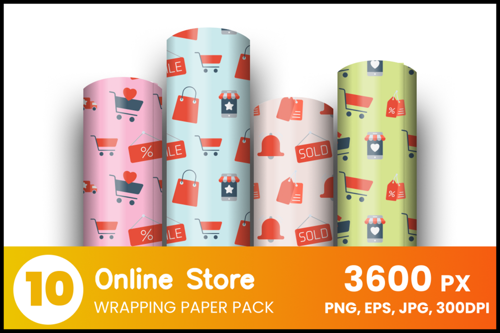 Online Store 10 Wrapping Paper