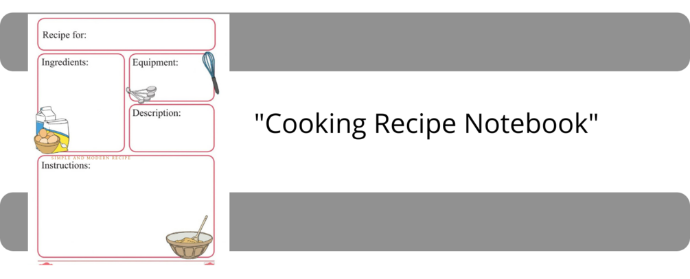 "Cooking Recipe Notebook"