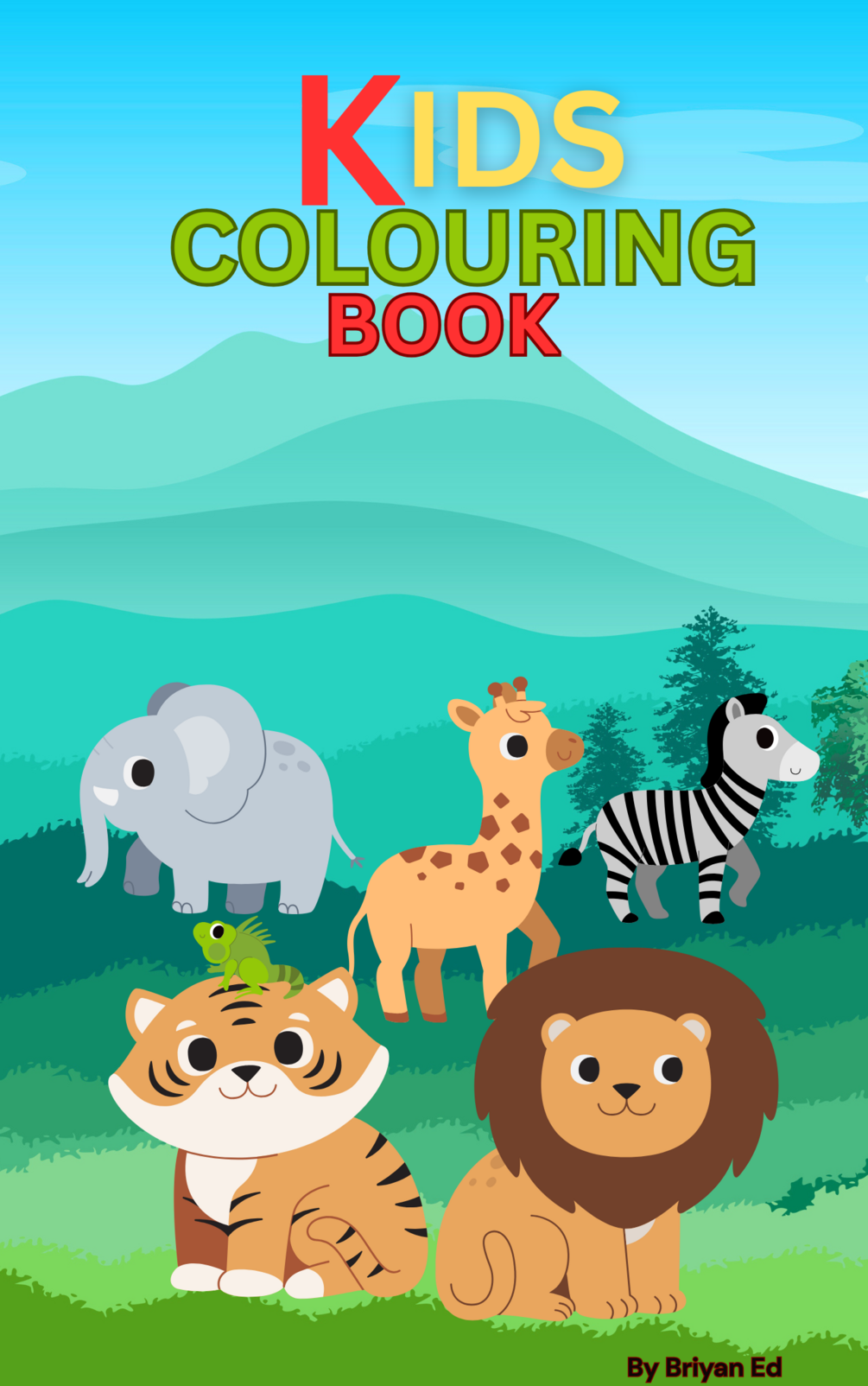Kids Coloring Book Cover