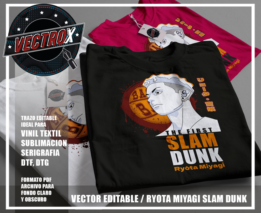 Vector Editable - Ryota Miyagi Slam Dunk
