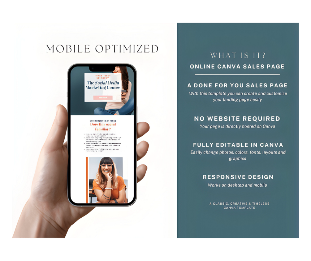 Course Template, Course Creator, Course Canva Template, Course Creator ...