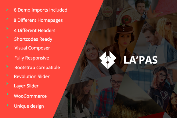 Lapas - Multipurpose Responsive WordPress Theme