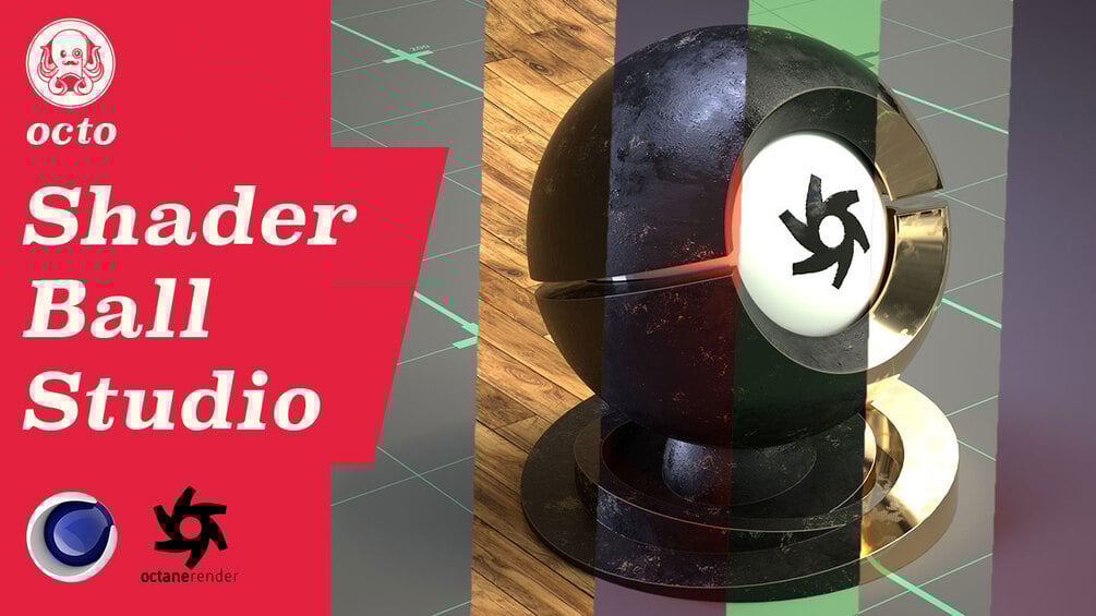 Shader Ball Studio for Cinema 4D and Octane Render