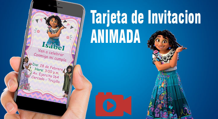 Tarjeta animada de Encanto en powerpoint