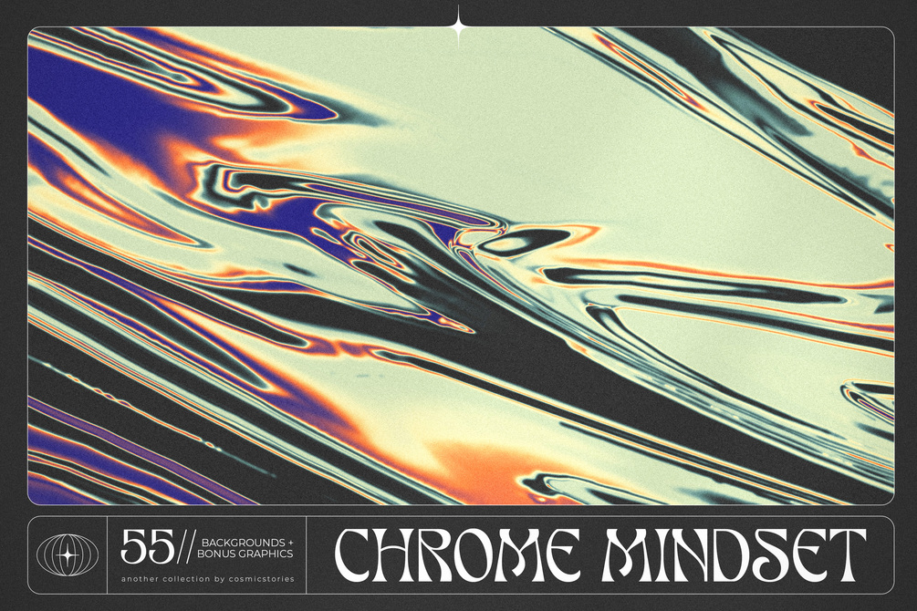 Chrome Backgrounds + Graphics
