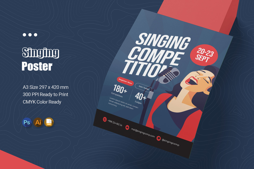 Singing Competition Poster