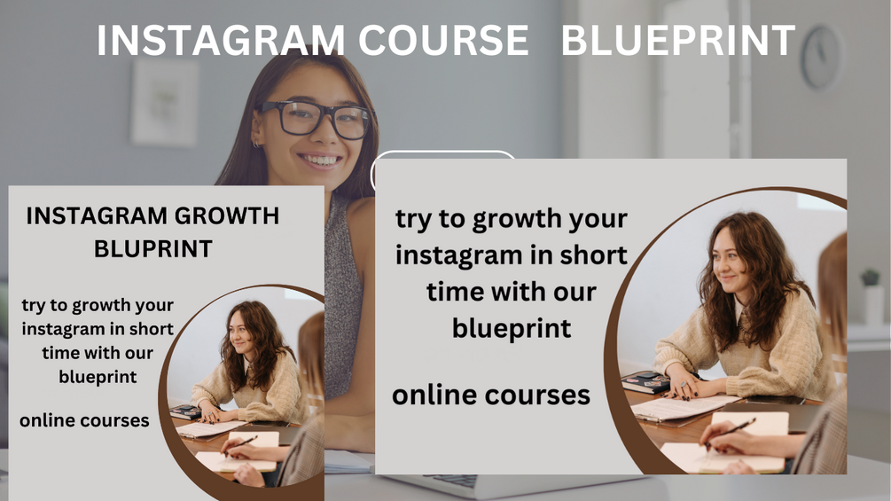 Instagram Growth Blueprint Course With MRR, 8 Done For You Guides, 60 Faceless Reels Digital ...