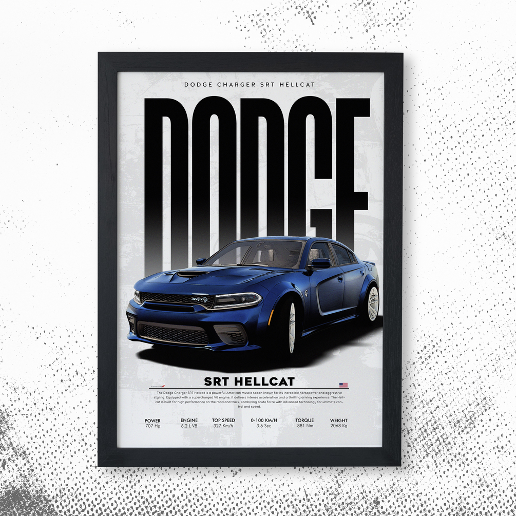 Dodge Charger SRT Hellcat Digital Art