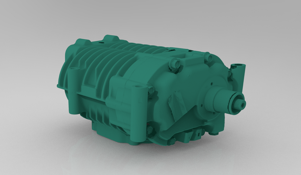 Eaton M62 Supercharger 3D Scan – High-Detail STL