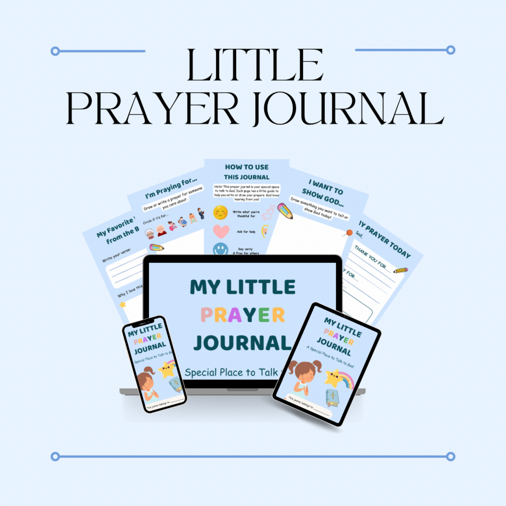 My Little Prayer Journal (Printable for Kids, Ages 4–8)