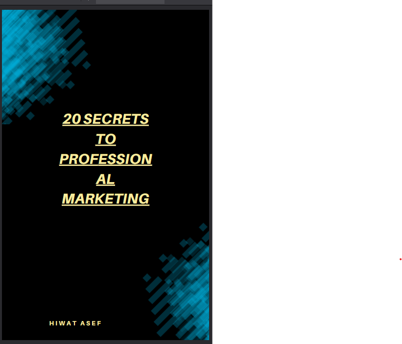 20 SECRETS TO PROFESSION AL MARKETING