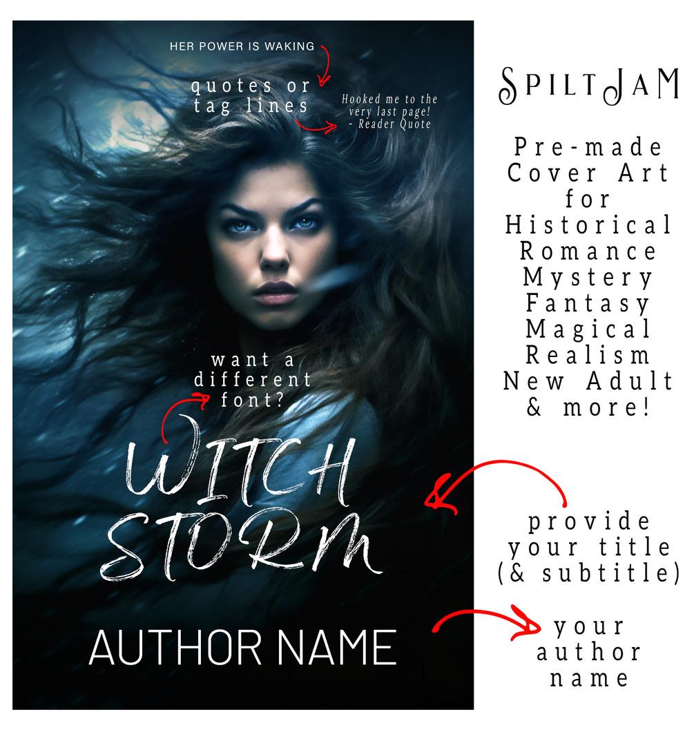 Witch Storm - Premade Cover Art Paranormal Urban Fantasy Historical ...