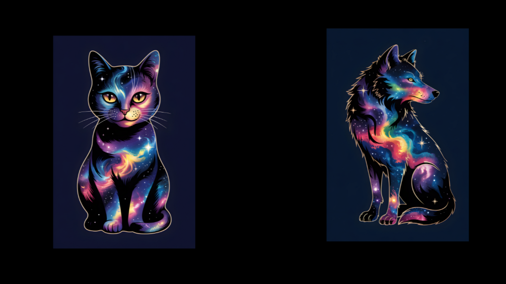 Cosmic Animal Illustration Prompt – Editable Ideogram Prompt for ...