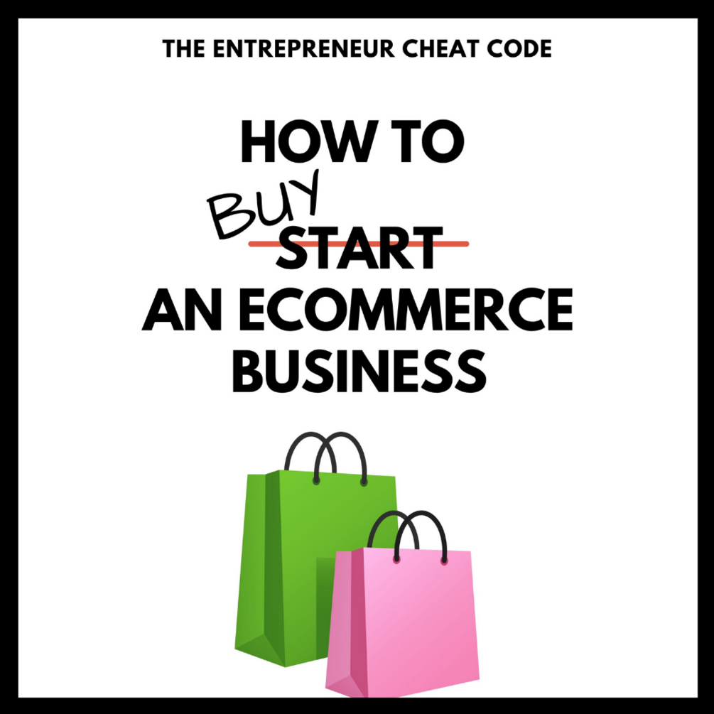 How to Buy an Ecommerce Business - the Entrepreneur Cheat Code Ebook