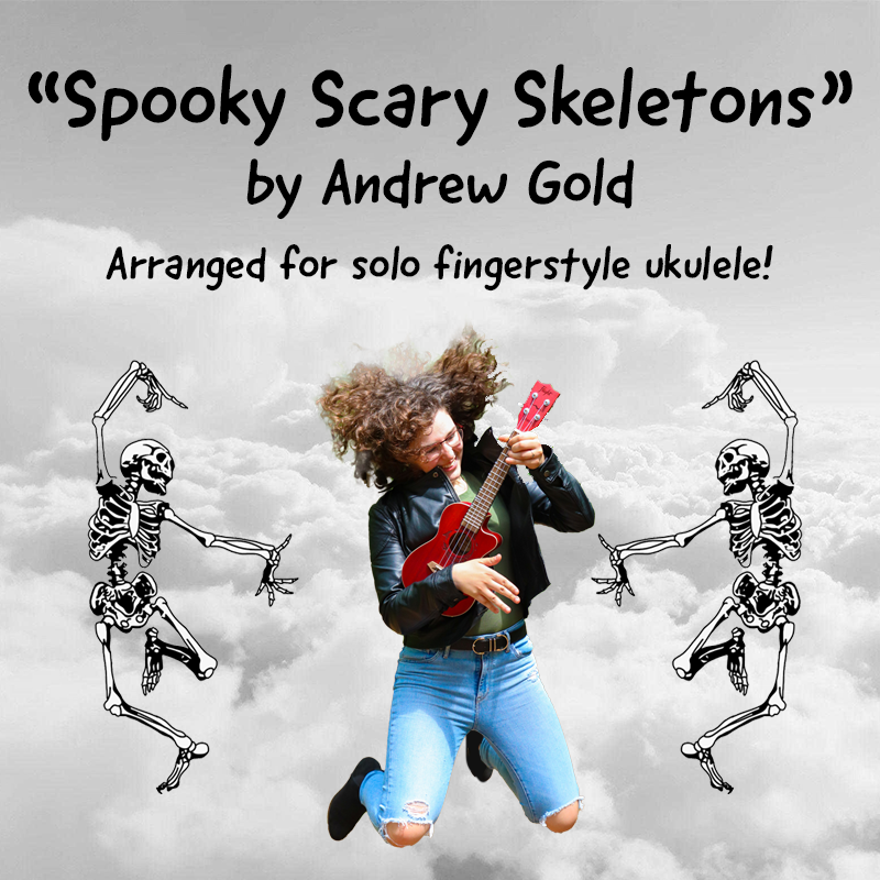 "Spooky Scary Skeletons" by Andrew Gold - Fingerstyle Arrangement for ...