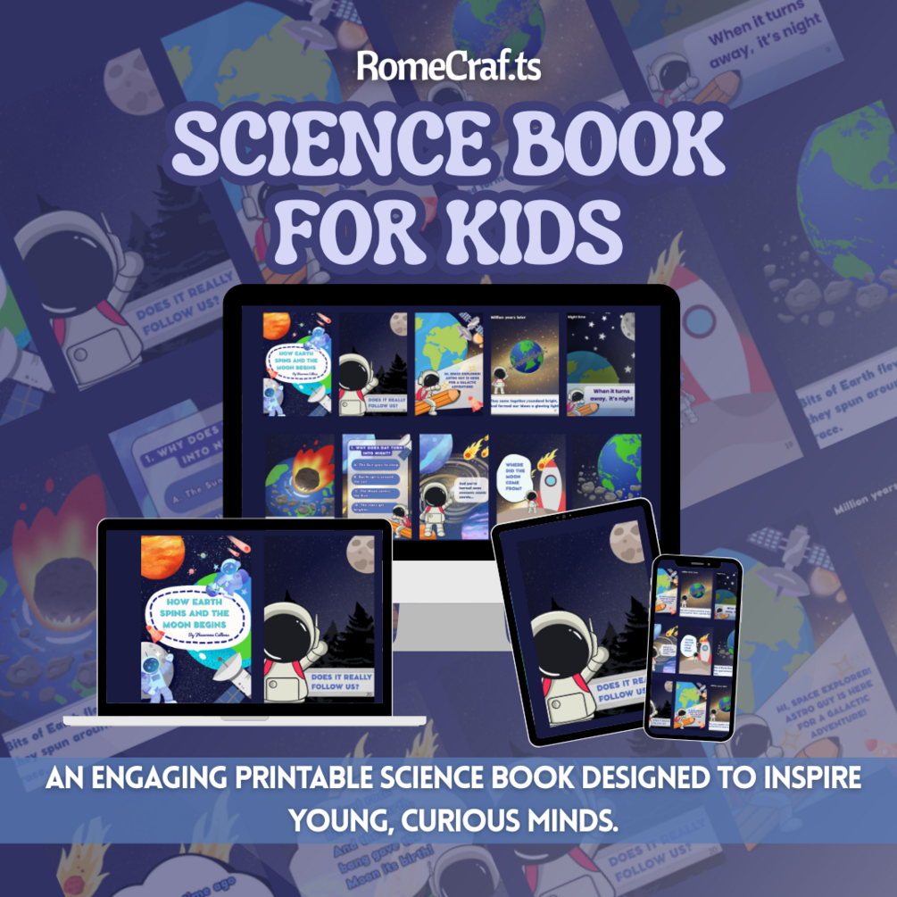 SPACE ADVENTURE BOOK FOR KIDS (PRINTABLE)