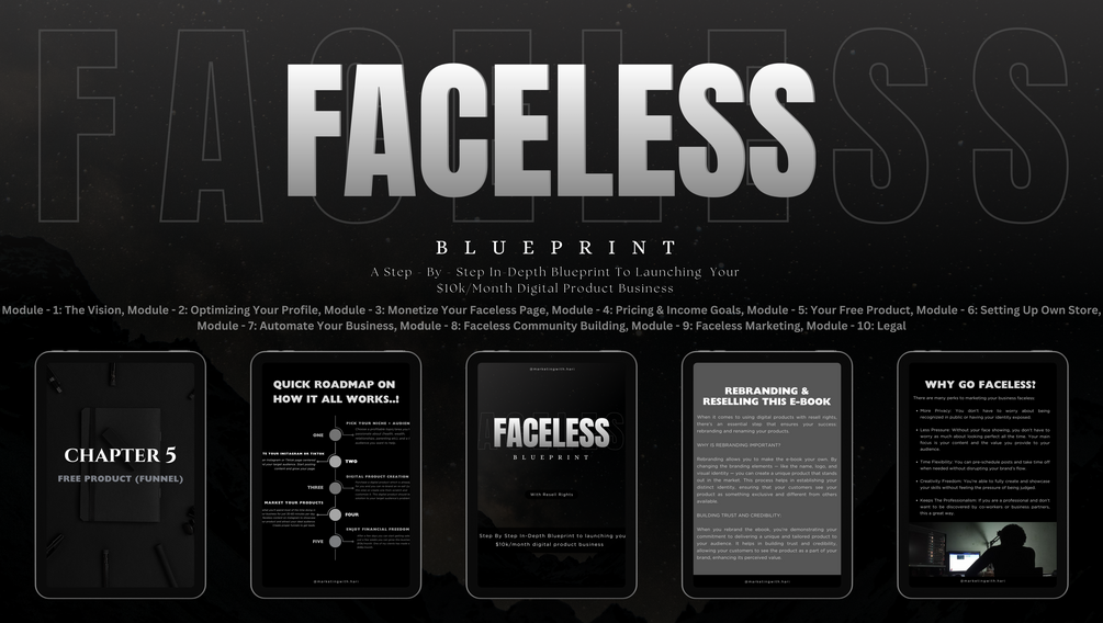 Faceless Blueprint (PLR)