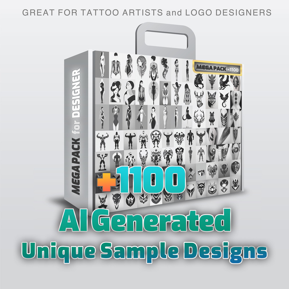:: AMAZING Design Pack - more than 1100 Minimal AI Generated Unique Samples