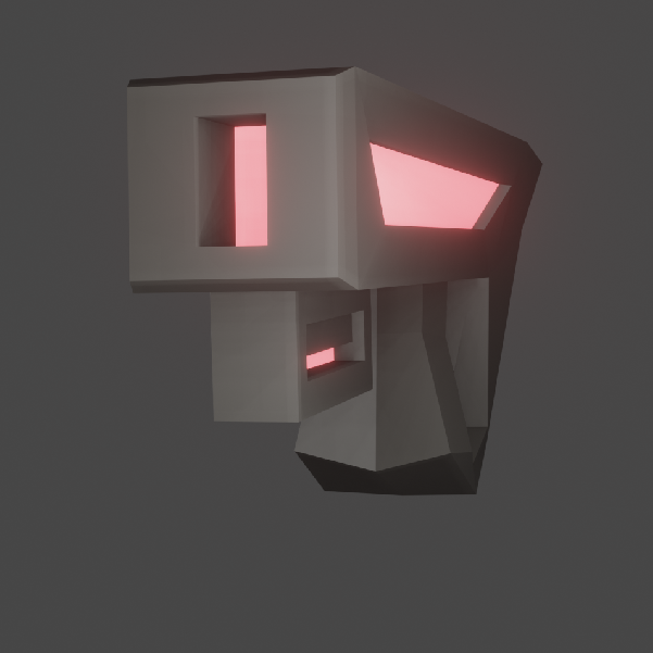 Blender low- poly blaster