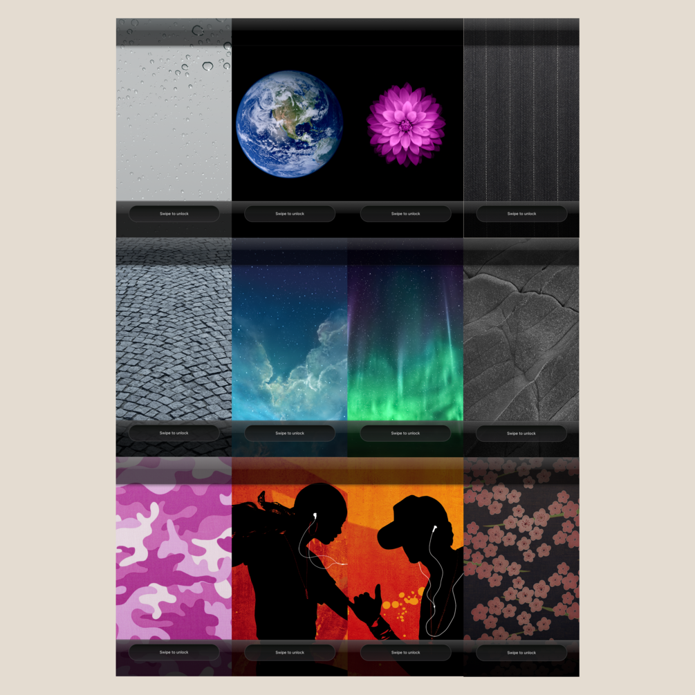 iOS Retro Wallpaper Pack