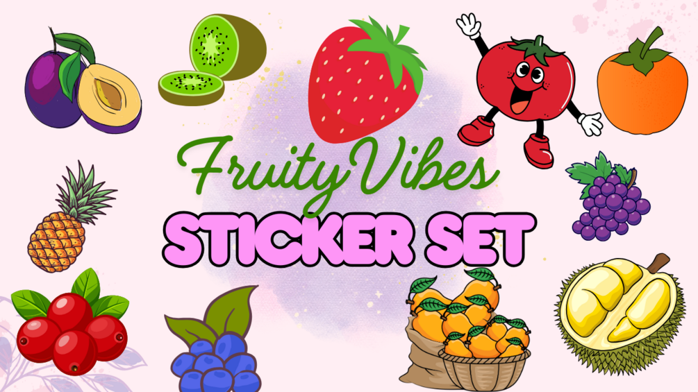 Fruit Stickers Bundle | FruityVibes_StickerSet
