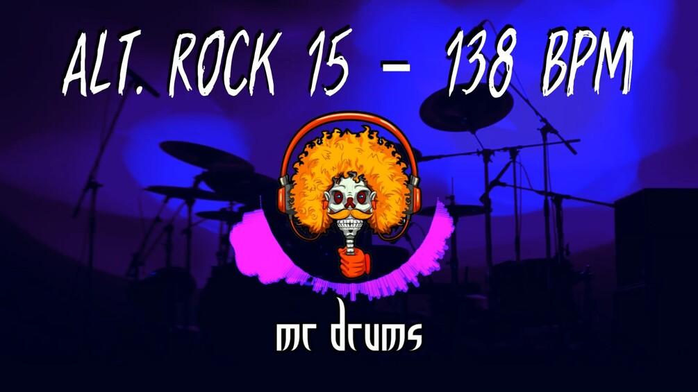 Alt. Rock 15 - 138 BPM | Backing Drums