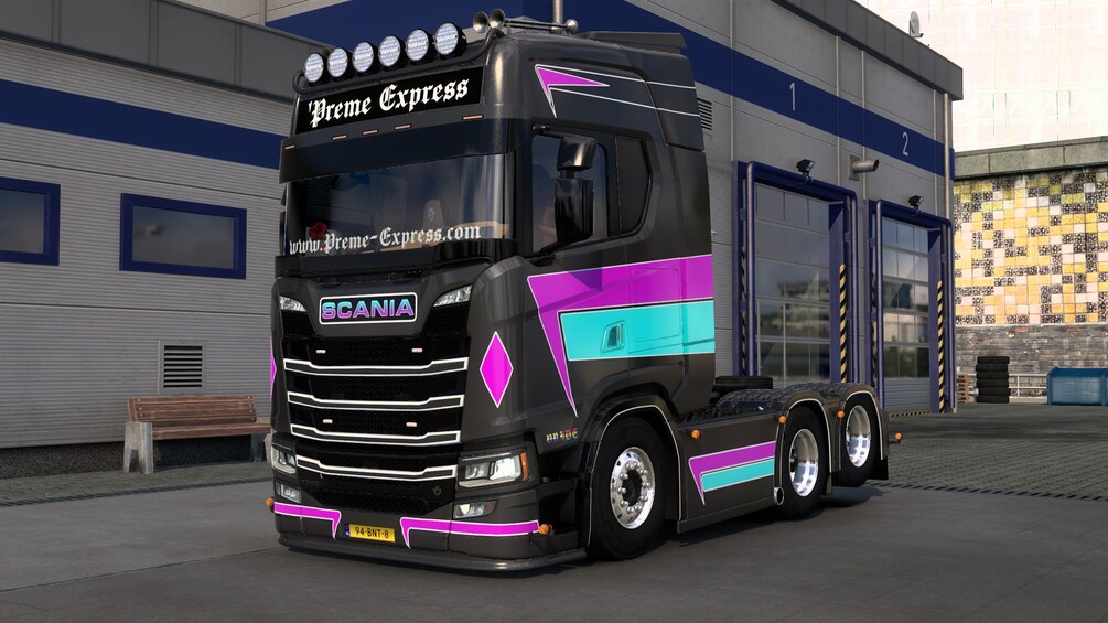 [ETS2]Scania S A.Nitteberg skin pack (6 versions incl. multicolor ...