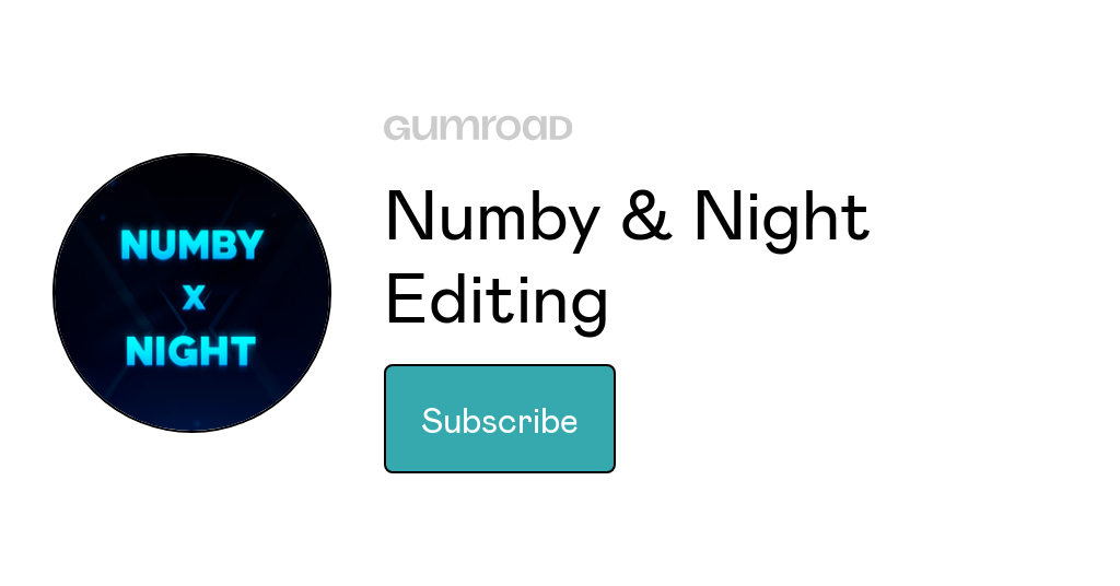 Numby & Night Editing