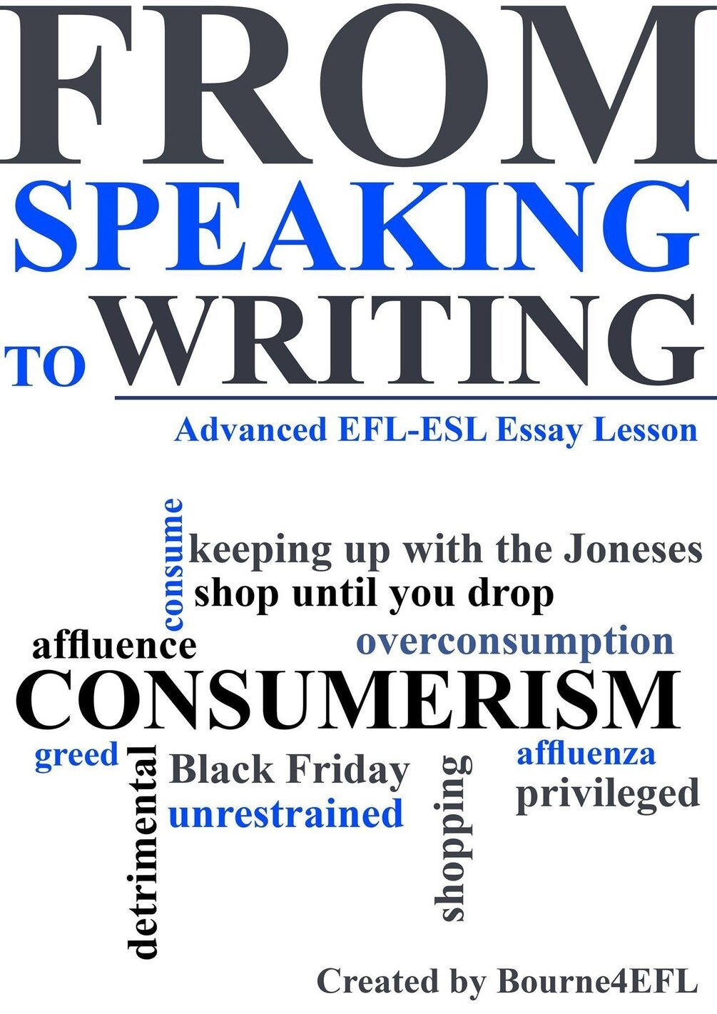 Advanced EFL Essay Lesson: Overconsumption