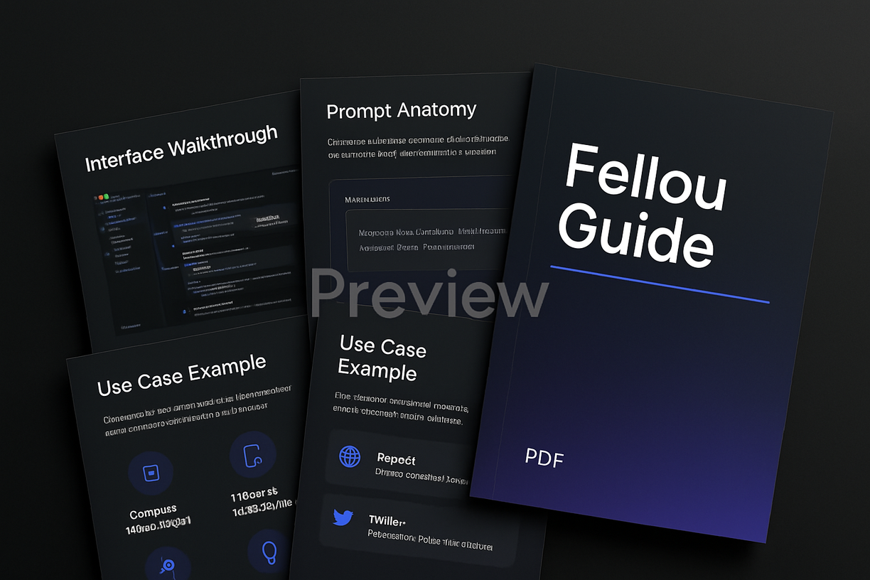 Fellou Fast-Track Companion Guide: Elite Prompts, Smart Workflows ...
