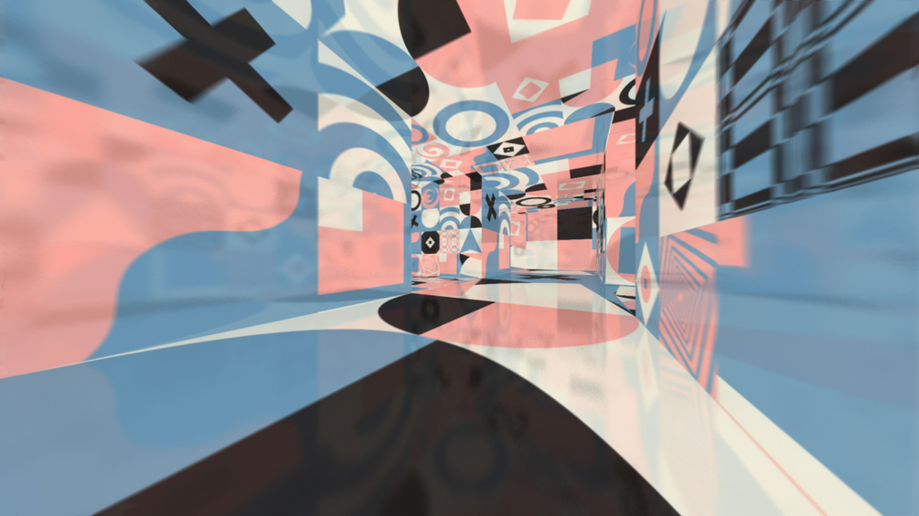Geometric Reflective 3D Room | After Effects Project File