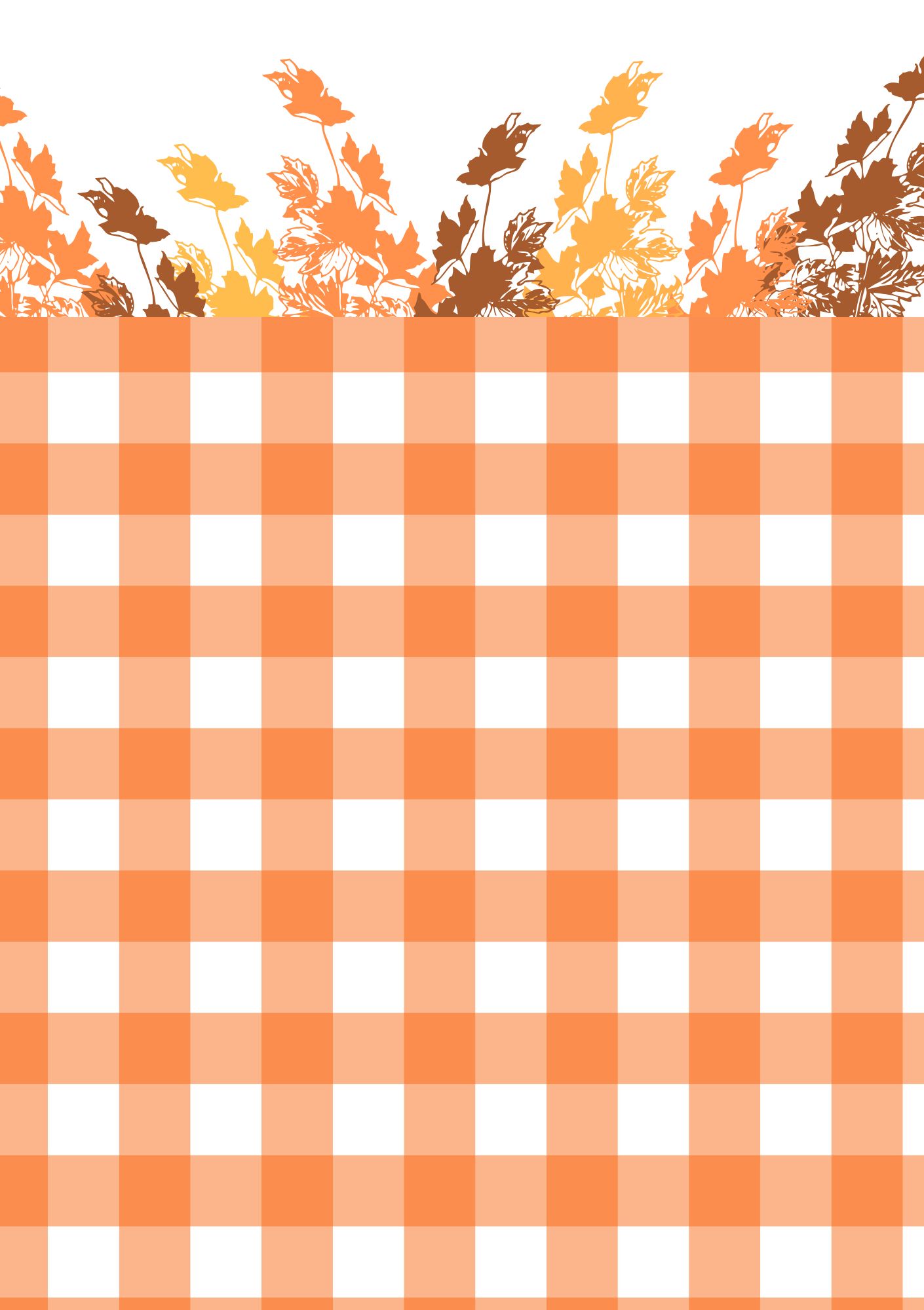 Simple autumn notebook design