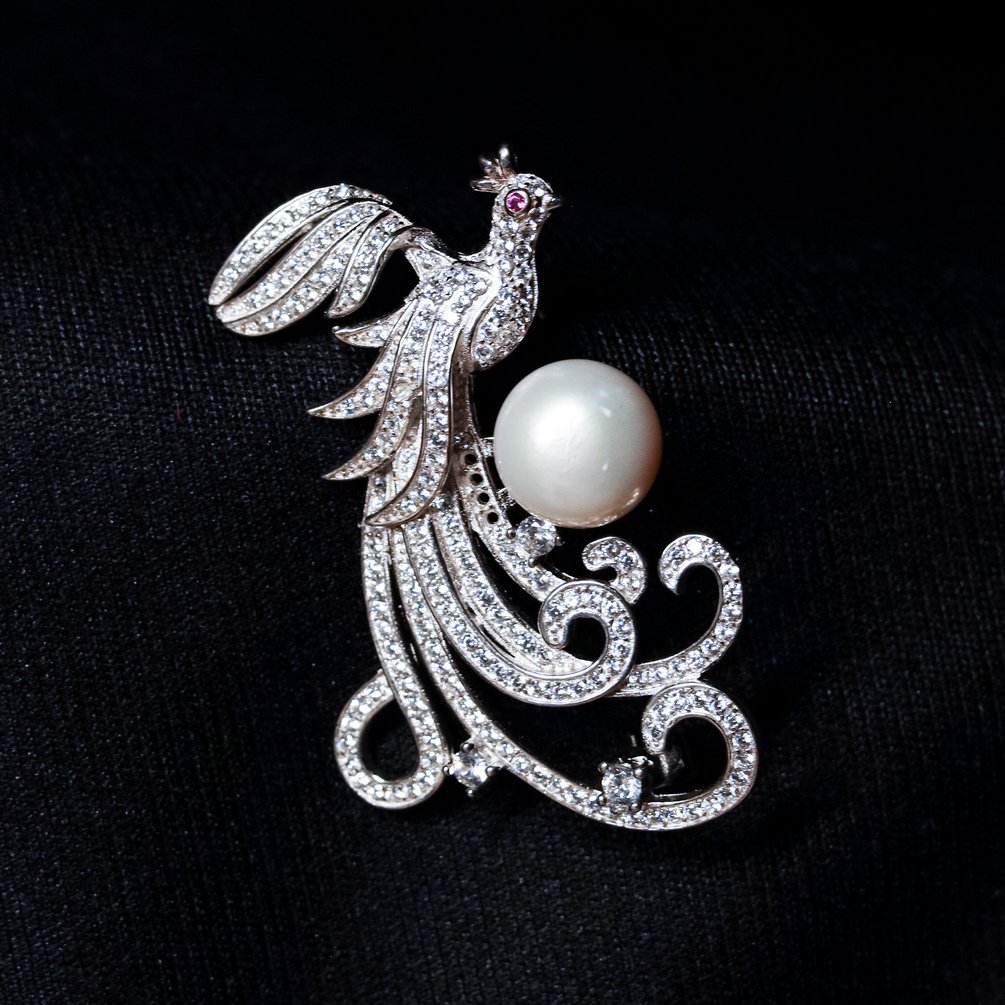 Brooches for girls (CODE: VSNCB003), 925 Sterling silver.