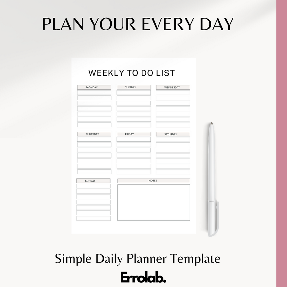 Brain Dump, ADHD Daily Planner, Productivity, Priority Matrix, Thoughts ...
