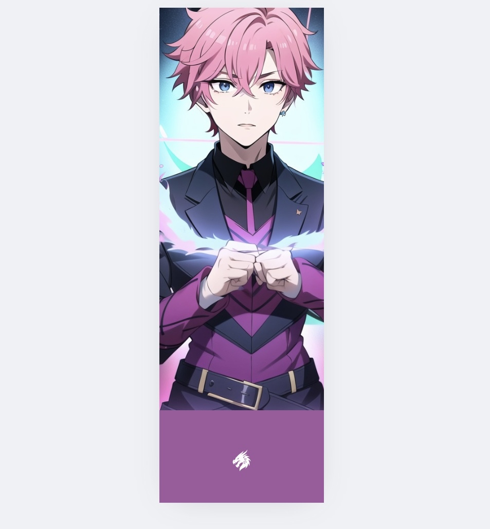 Printable Anime Bookmark