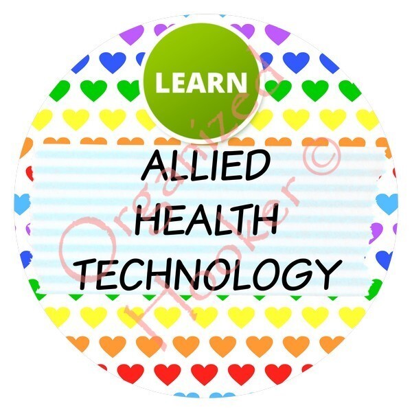 ALLIED HEALTH TECHNOLOGY Printable Planner Stickers — Digital Download
