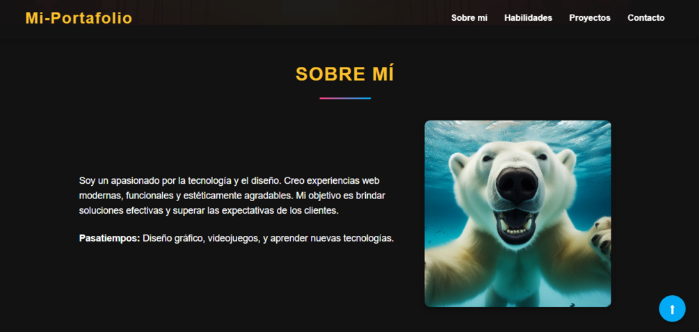 Portafolio personal - moderno