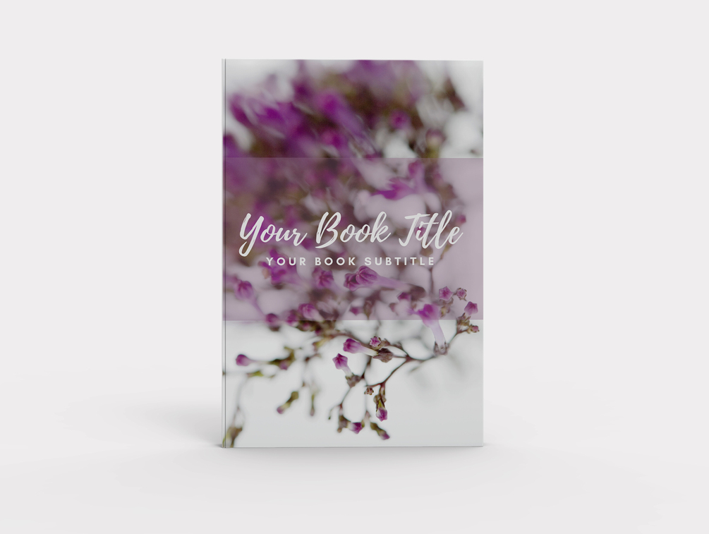 Purple Bouquet Series "Wild Flower" KDP Book Cover 6 x 9