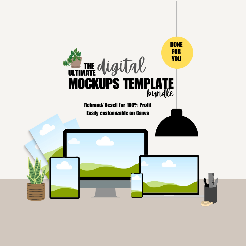 The Ultimate Digital Mockup Templates