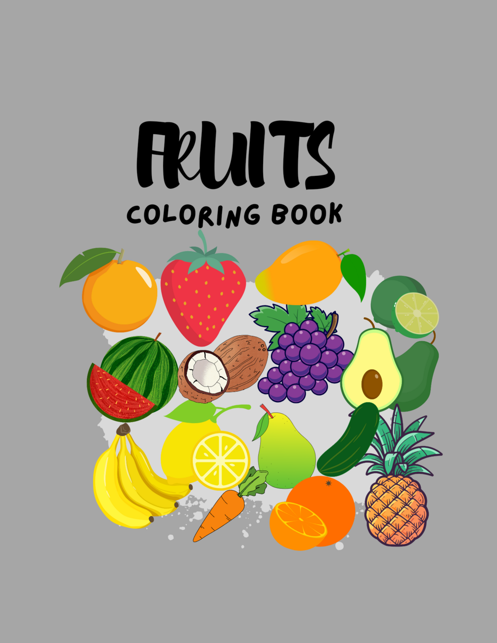Fruits Coloring Book